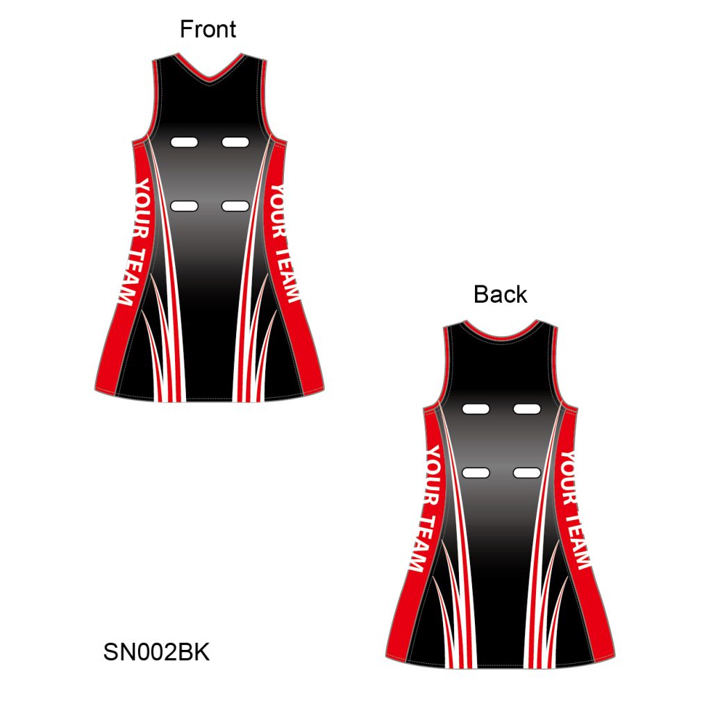 Sublimated Knitted Netball Dress (SN002) - LJ Sports