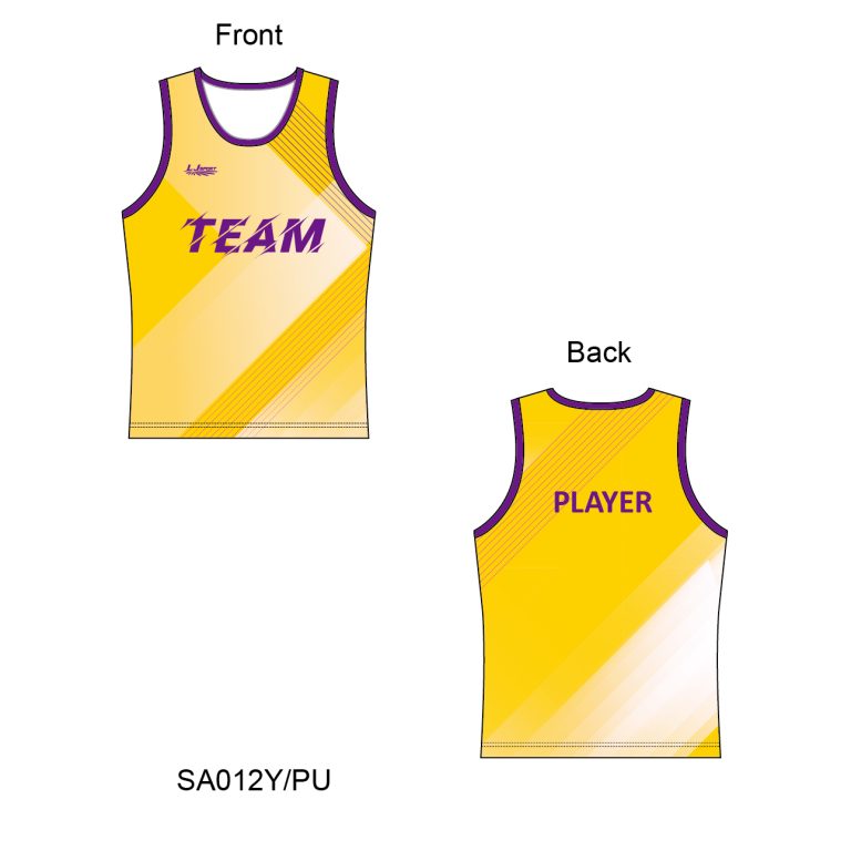 Sublimated Running Singlet (SA012) - LJ Sports