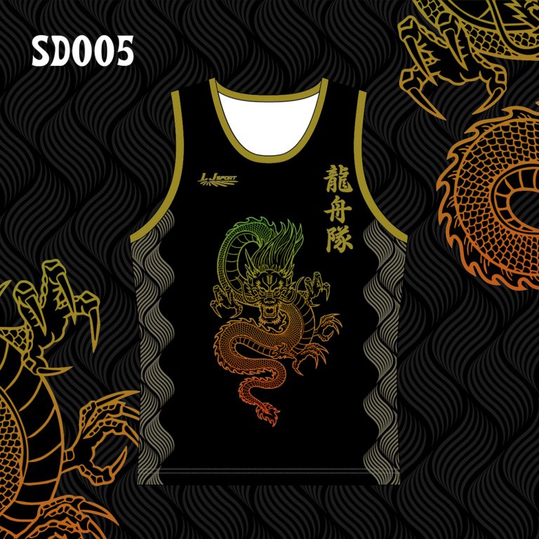 Sublimated Dragon Boat Singlet (SD005) - LJ Sports